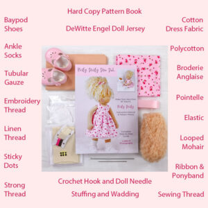 Polly Dolly COMPLETE Sewing Kit with Premium Mohair - Polly Dolly Doo ...