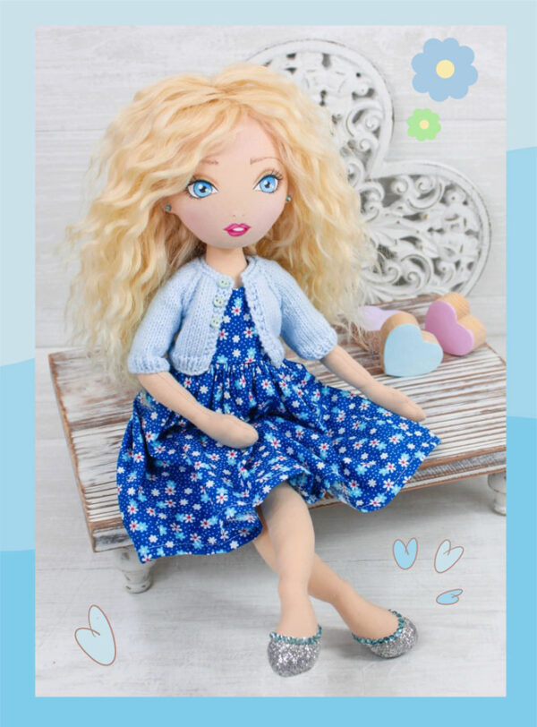 Sew the Most Perfect Hand Made Ragdoll - Polly Dolly Doo Dah Limited